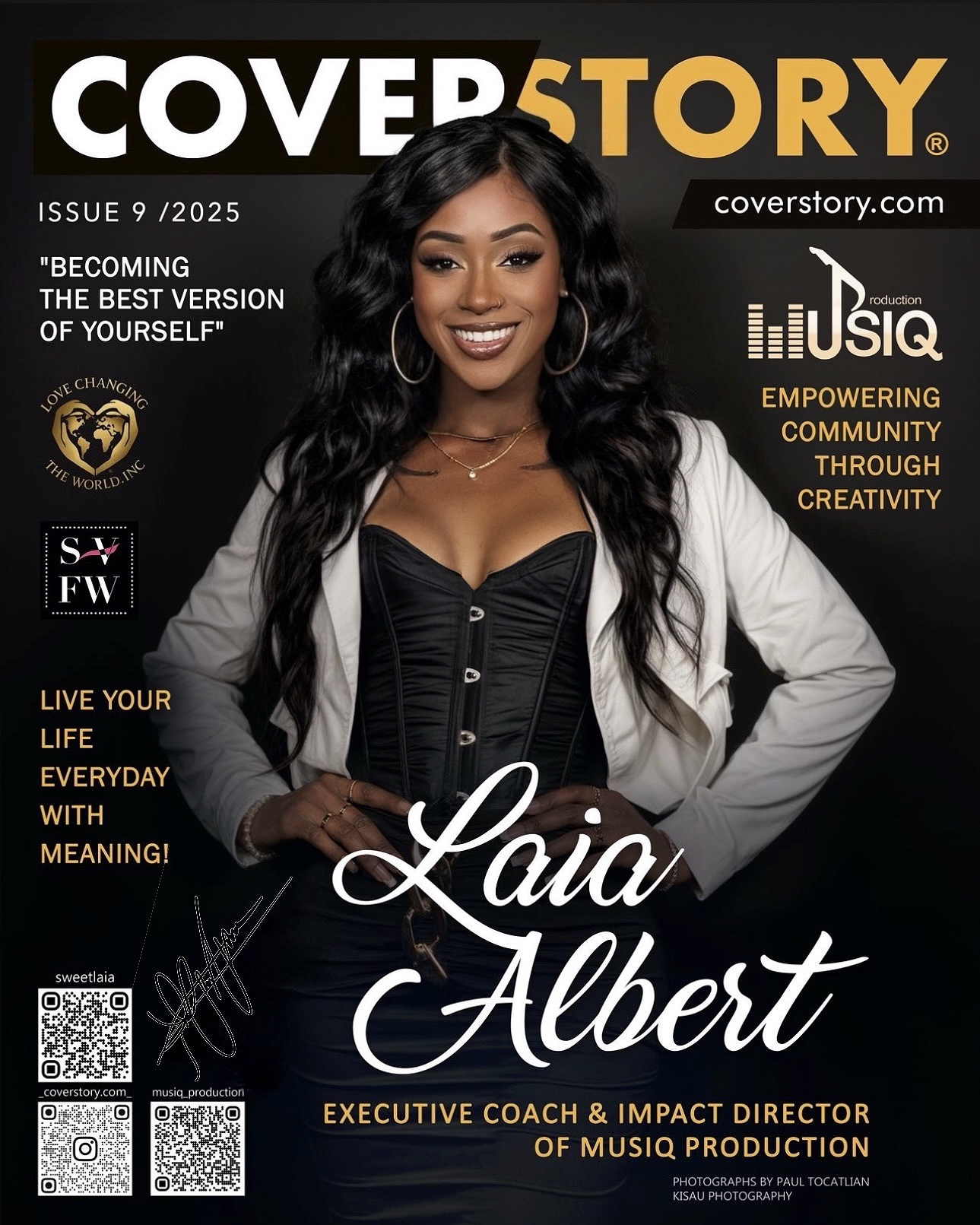 Laia Albert on the Cover of CoverStory Magazine – Kisau Photography